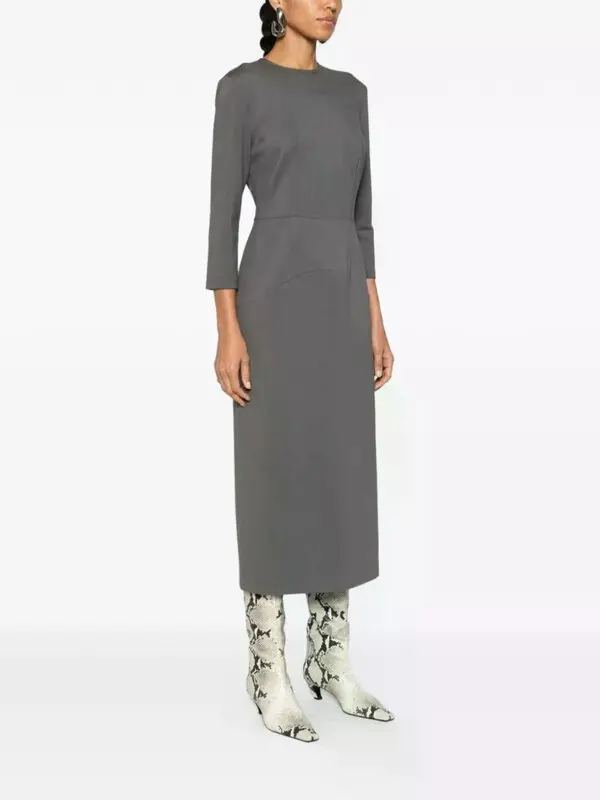 Fabiana Filippi Crew Neck Midi Dress