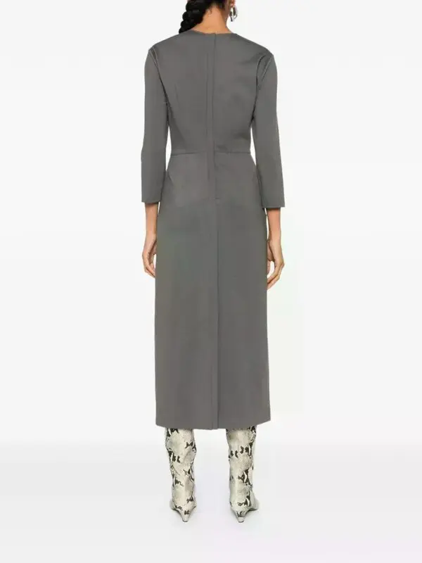 Fabiana Filippi Crew Neck Midi Dress
