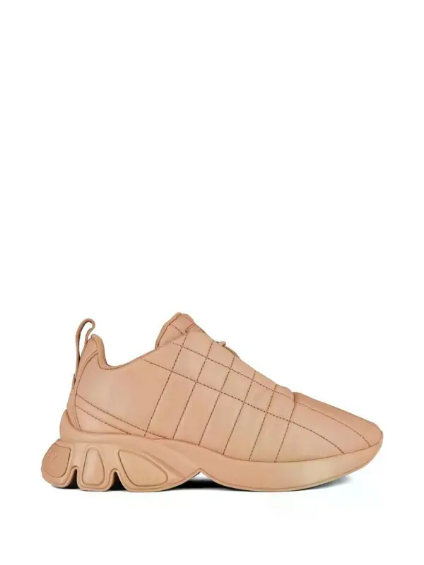 Burberry Lace-up Quilted Sneakers
