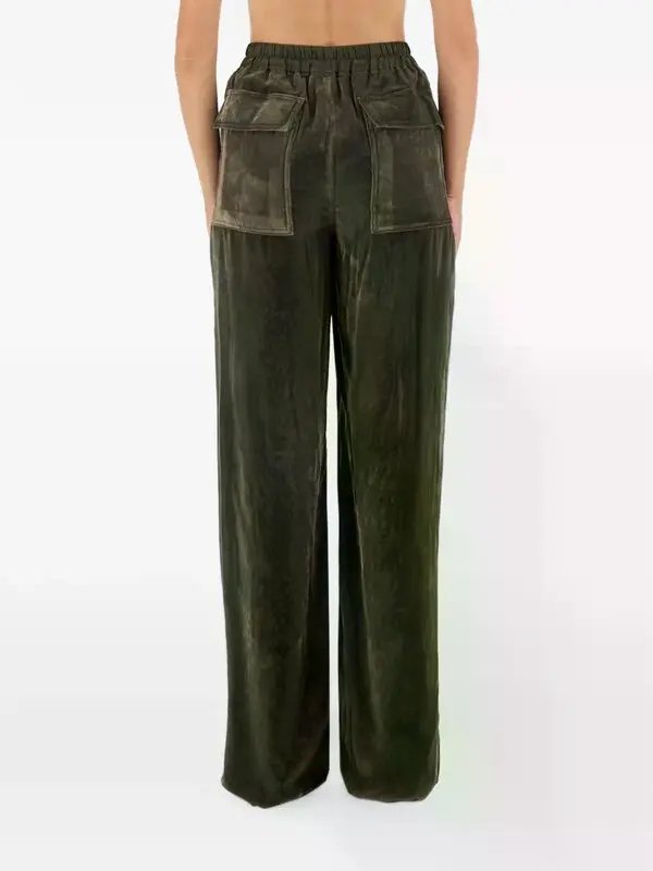 Rick Owens Velvet-texture Trousers