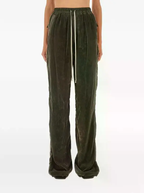 Rick Owens Velvet-texture Trousers