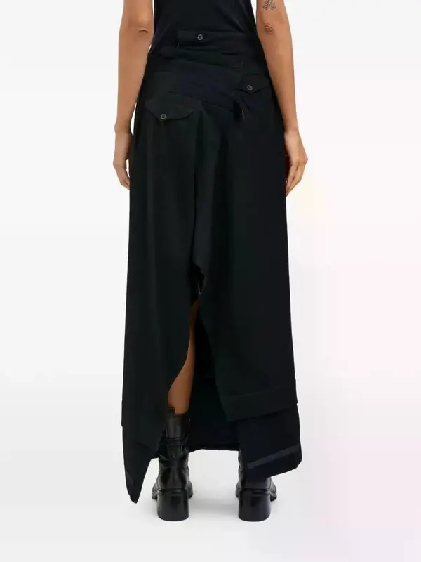 MARC LE BIHAN Rear-slit Maxi Skirt