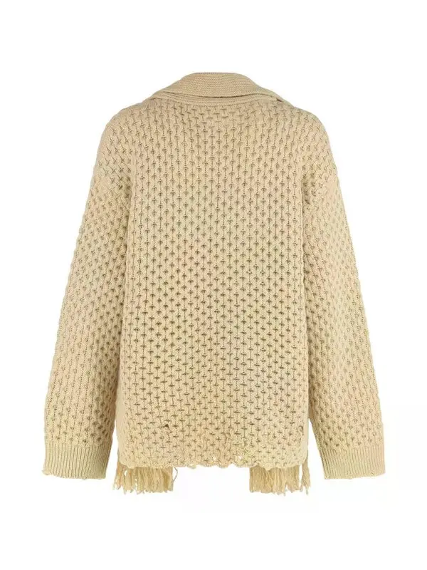 MAISON MARGIELA Fringed Crew-neck Sweater