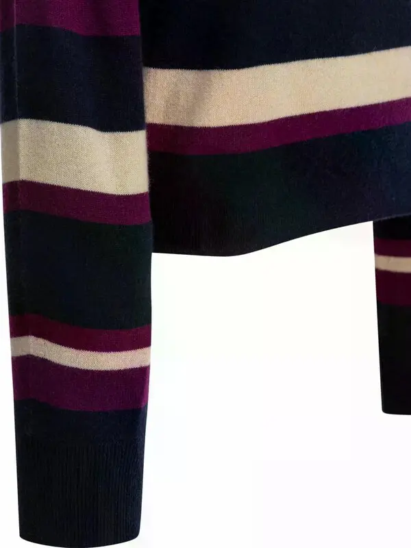 Guest In Residence Striped Polo Shirt