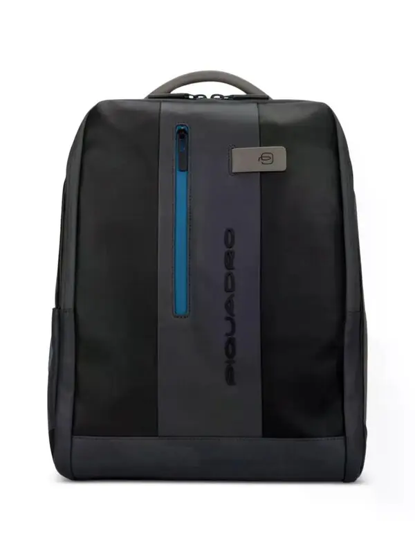 PIQUADRO Logo-detail Laptop Backpack - Black