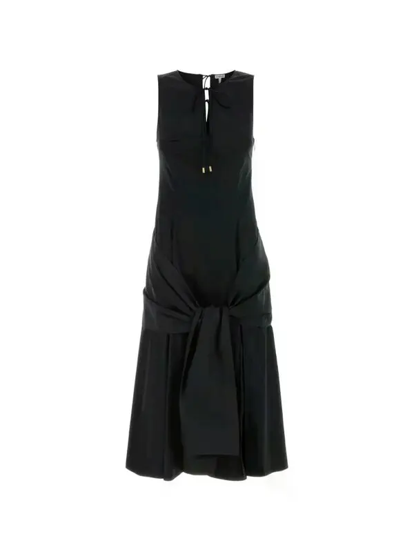 Loewe Tie-neck Midi Dress
