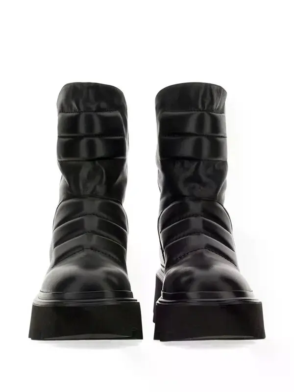 Elena Iachi Quilted Leather Boots