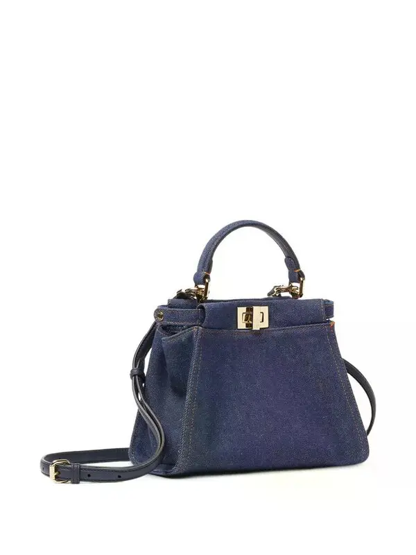 Fendi Small Peekaboo Top-handle Tote - Blue