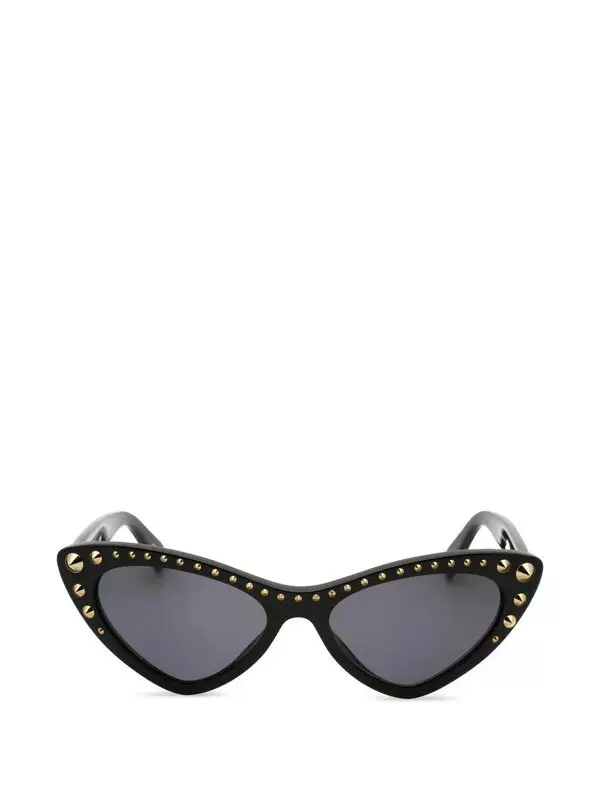 Moschino Stud-embellished Cat-eye Sunglasses - Black