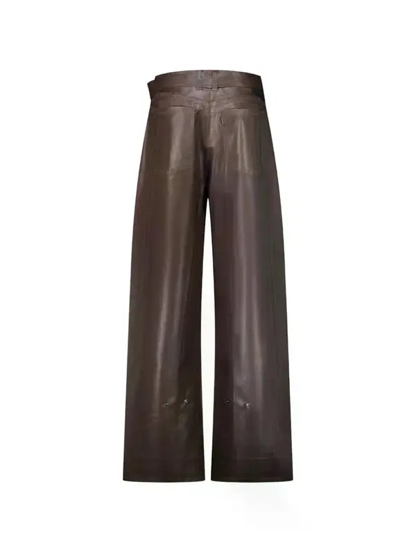 Ottolinger Glazed Baggy Trousers - Brown