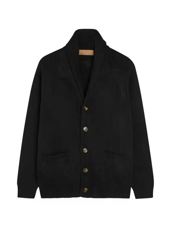 LIVTHELABEL Buttoned Shawl-collar Cardigan