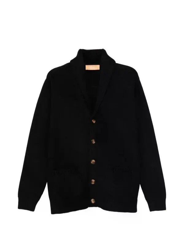 LIVTHELABEL Buttoned Shawl-collar Cardigan