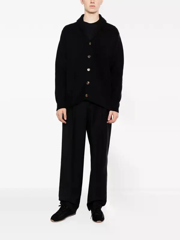 LIVTHELABEL Buttoned Shawl-collar Cardigan