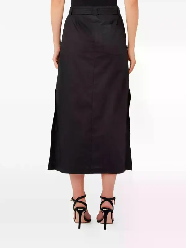 Liu Jo Belted A-line Midi Skirt