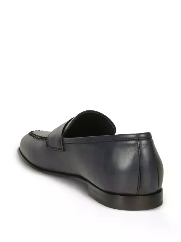 BALDININI Leather Penny Loafers