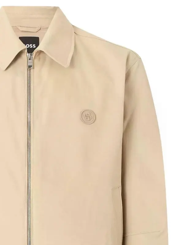 BOSS Zip-up Shirt Jacket - Neutrals
