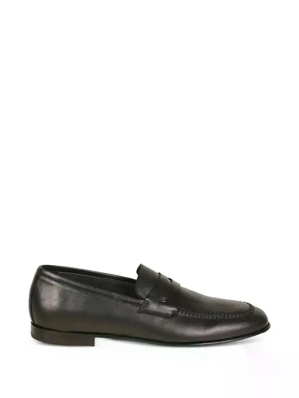 BALDININI Leather Penny Loafers