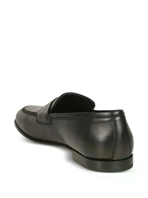 BALDININI Leather Penny Loafers