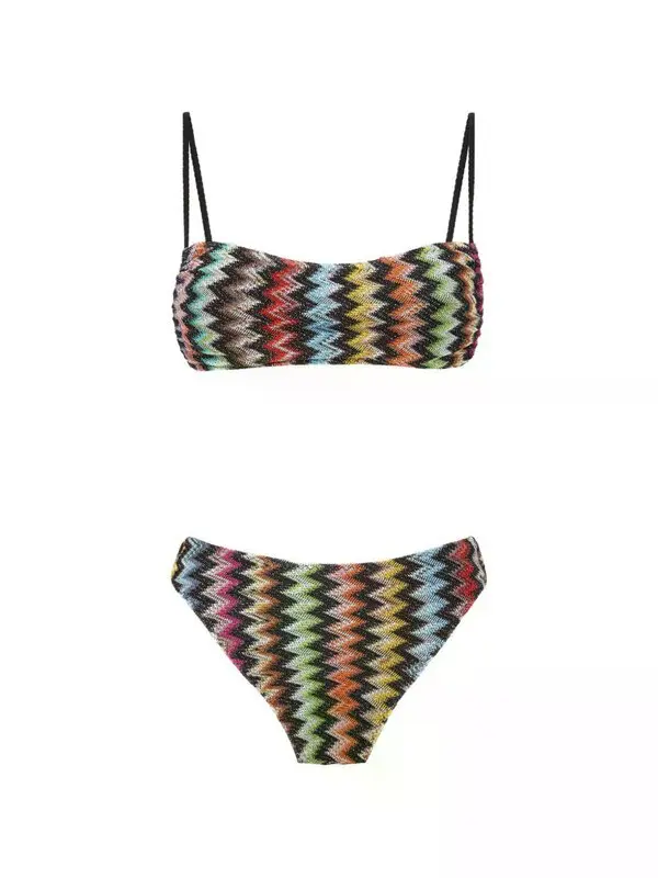 Missoni Zigzag-pattern Bikini - Black
