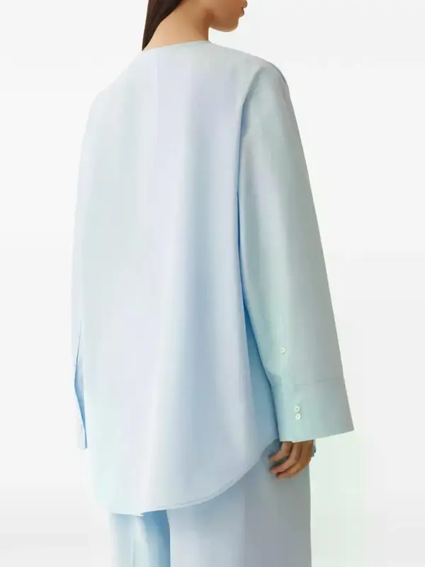 Fabiana Filippi Keyhole Long-sleeve Top