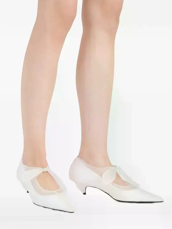 Proenza Schouler Slash Organza Pumps