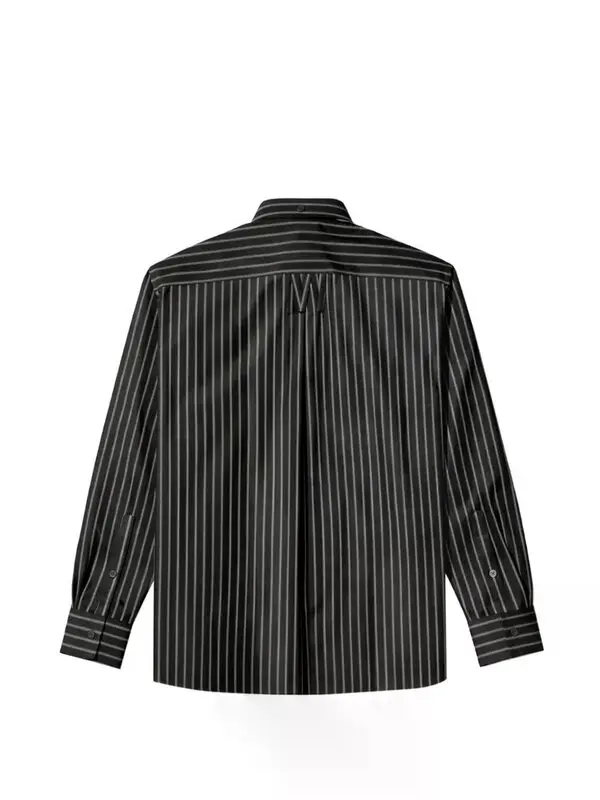 WILLY CHAVARRIA Veterano Striped Pocket Shirt