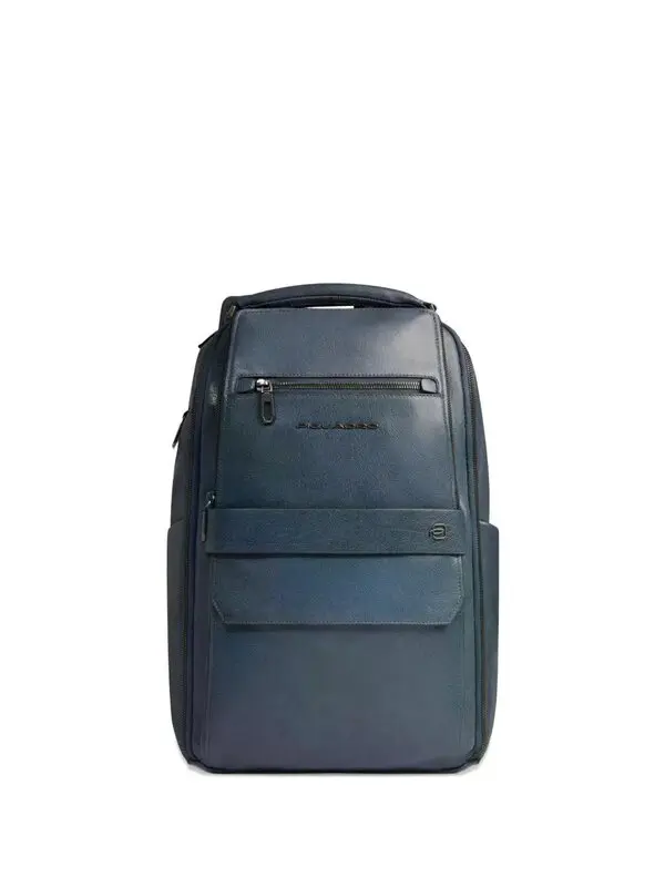PIQUADRO Zip Detail Backpack - Blue
