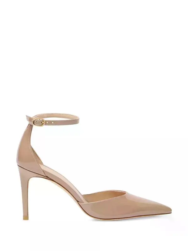 STUART WEITZMAN Ankle Strap Stiletto Pumps - Neutrals