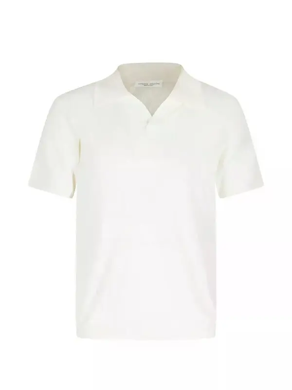 ROBERTO COLLINA Short-sleeve Polo Shirt - Neutrals