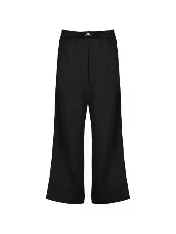Fendi Logo Engraved Trim Trousers