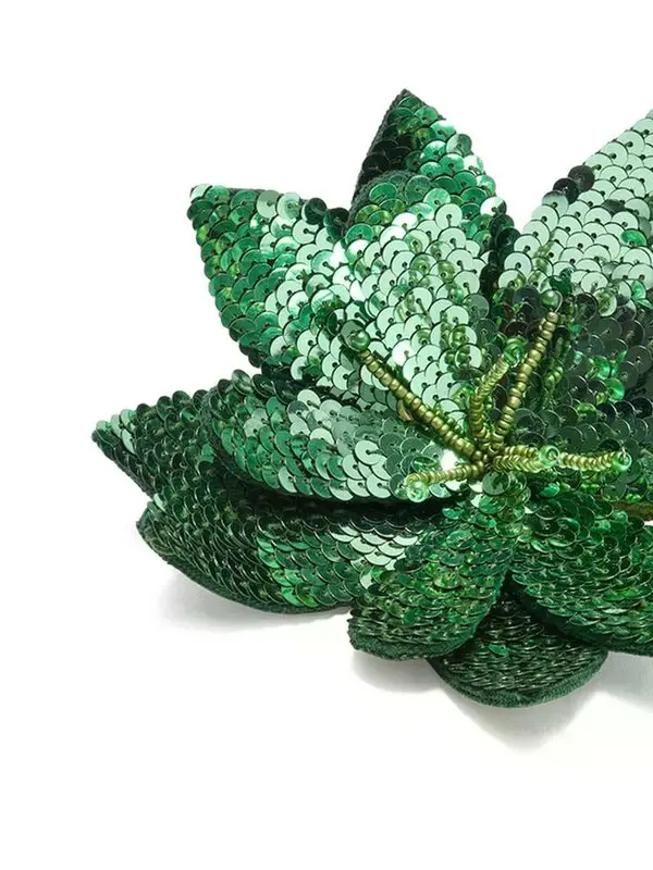 Malìparmi Sequin-embellished Flower Brooch