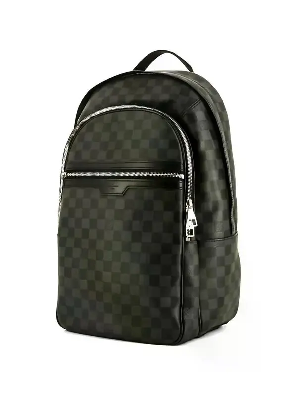 LOUIS VUITTON Damier Graphite Pattern Backpack - Black