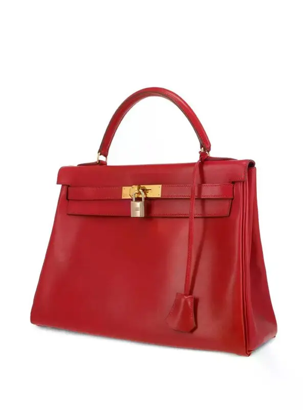 Hermès 1996 Kelly 32 Handbag - Red