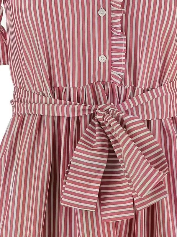 F.IT Striped Dress - Red