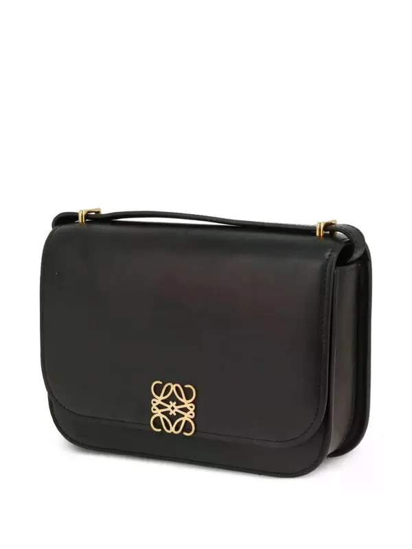 Loewe Goya Leather Shoulder Bag - Black