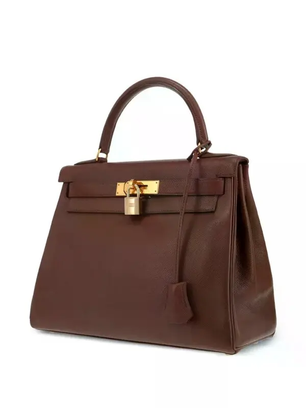 Hermès 1996 Kelly Flap Handbag - Brown
