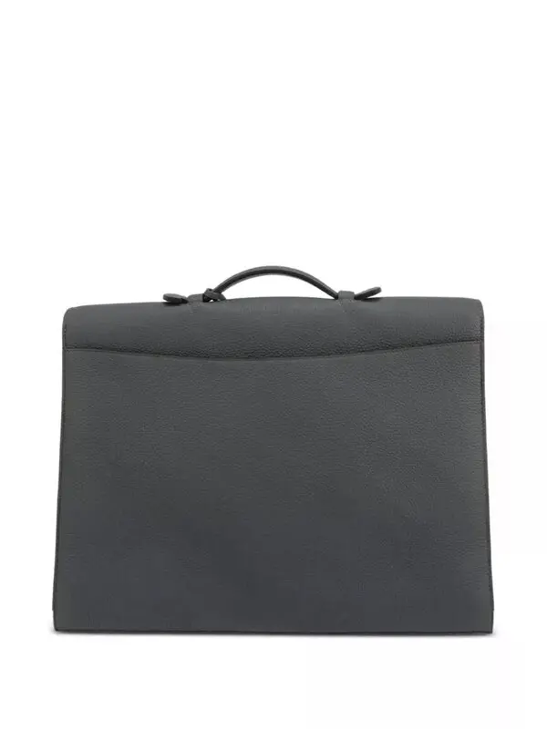 Hermès Top Handle Leather Briefcase - Grey