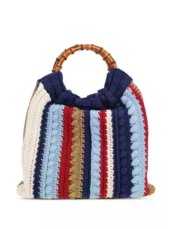 Gucci Bamboo Handle Leather Handbag