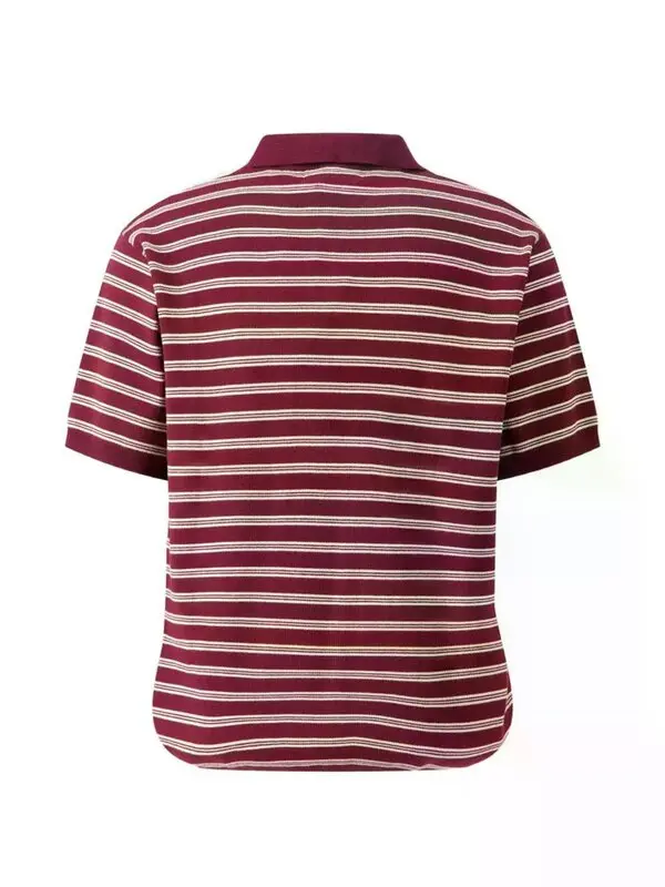 COOR Open-collar Stripe T-shirt