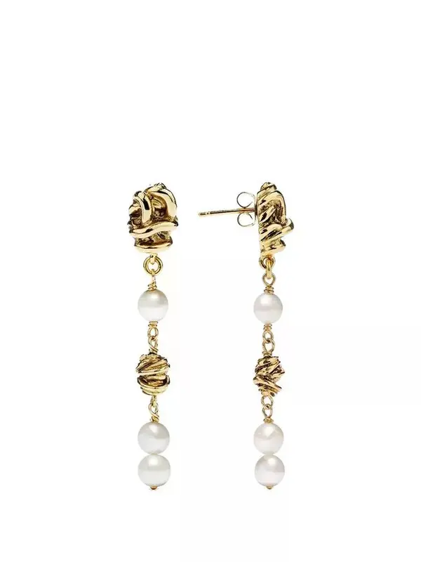 GOOSSENS Riviera Pendant Earrings - Gold