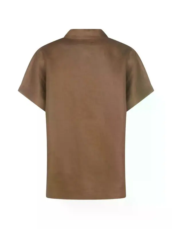 NINE:INTHE:MORNING Collarless Top With Chest Pocket