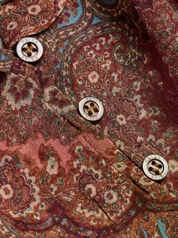 Paige Paisley-print Shirt