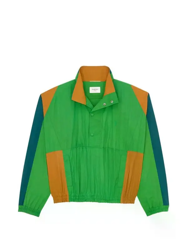 Saint Laurent Button High-neck Jacket
