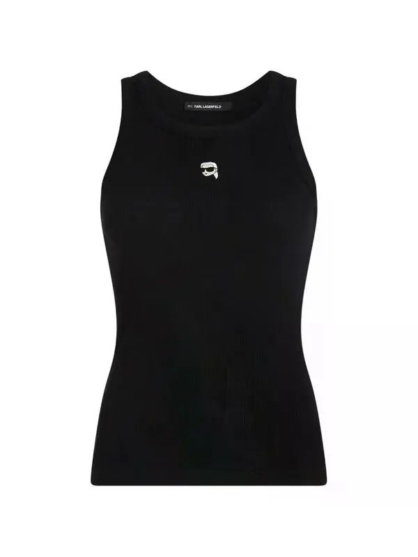 Karl Lagerfeld Ikon Ribbed Tank Top