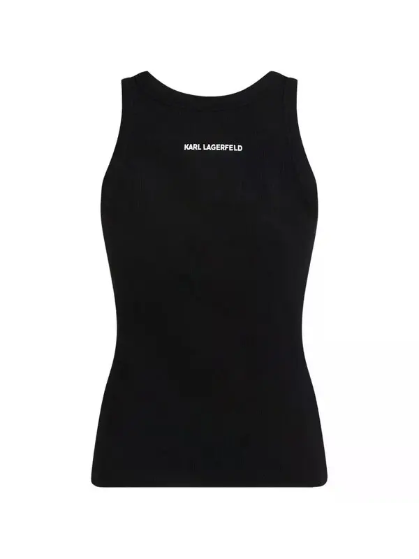 Karl Lagerfeld Ikon Ribbed Tank Top