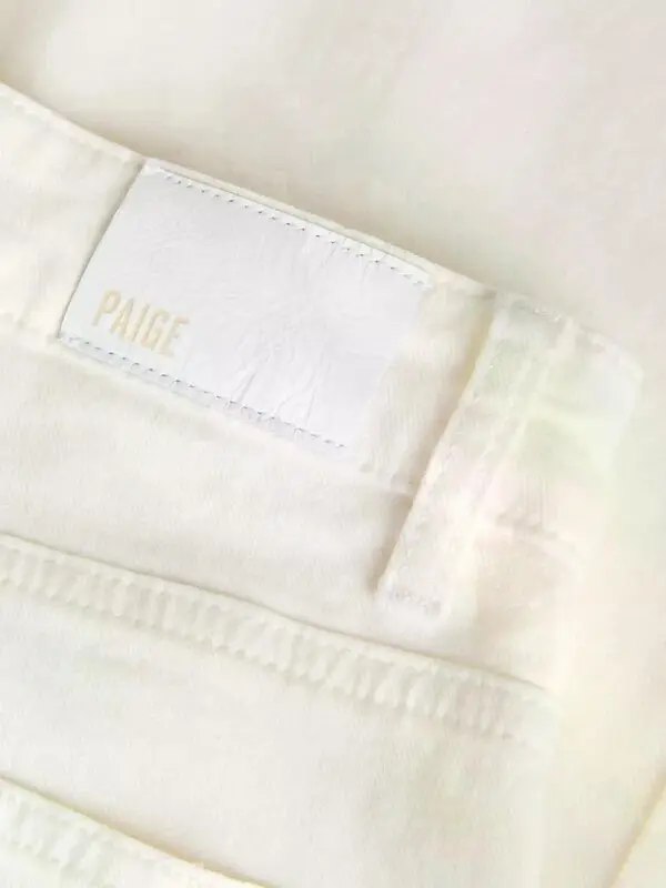 Paige Anessa Pocket Straight Leg Jeans - Neutrals
