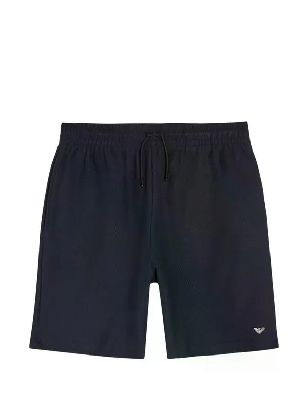 Emporio Armani Drawstring Shorts - Blue