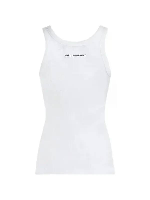 Karl Lagerfeld Ikon Ribbed Tank Top