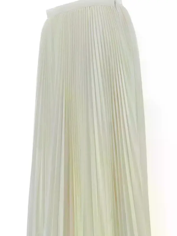 Plan C Pleated Asymmetric Skirt