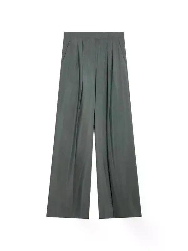 Max Mara Pleated Trousers - Green